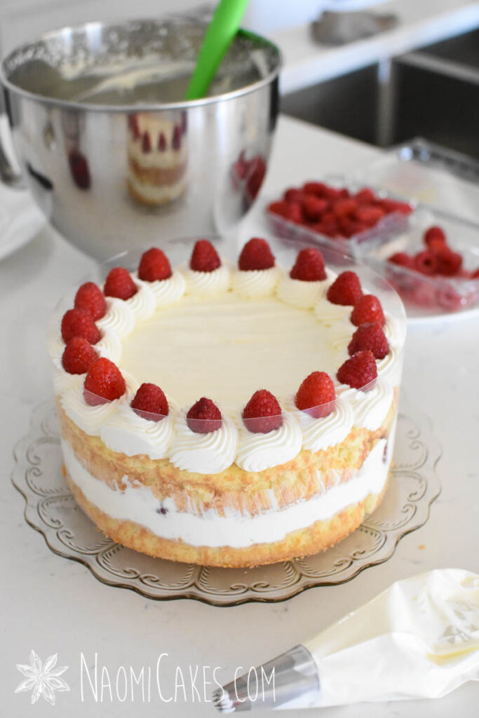 Raspberry Sponge Cake [Recipe] - NaomiCakes