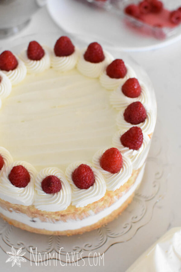 Raspberry Sponge Cake [Recipe] - NaomiCakes