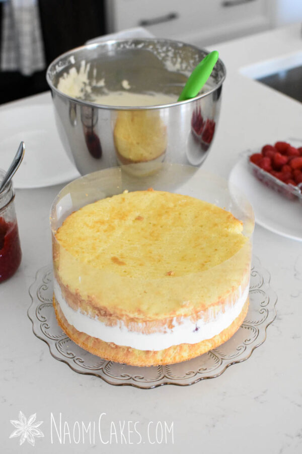 Raspberry Sponge Cake [Recipe] - NaomiCakes