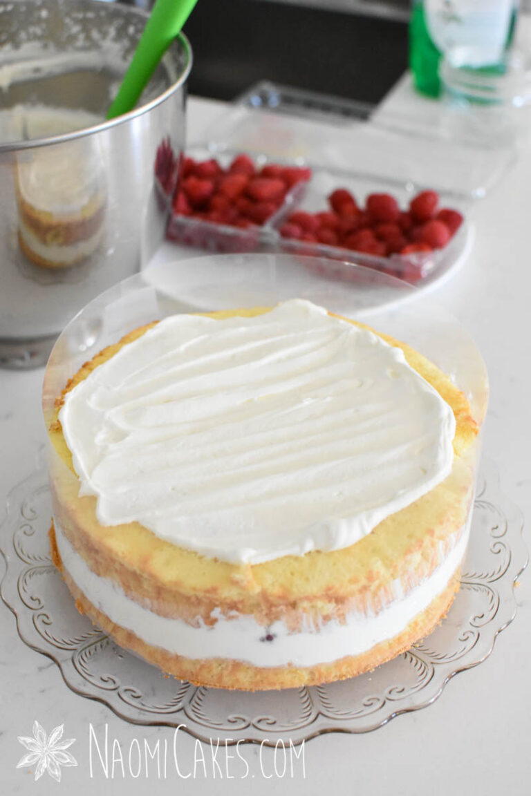 Raspberry Sponge Cake [Recipe] - NaomiCakes