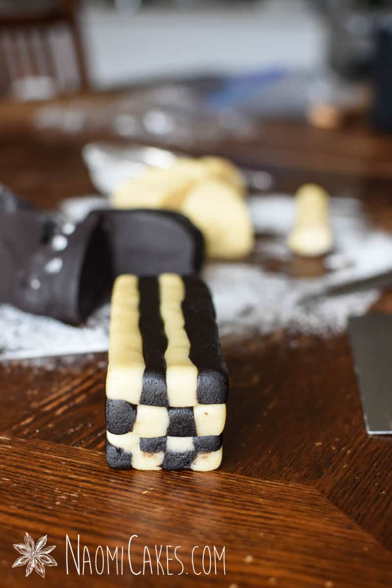 Checkerboard Cookies [Recipe] - NaomiCakes