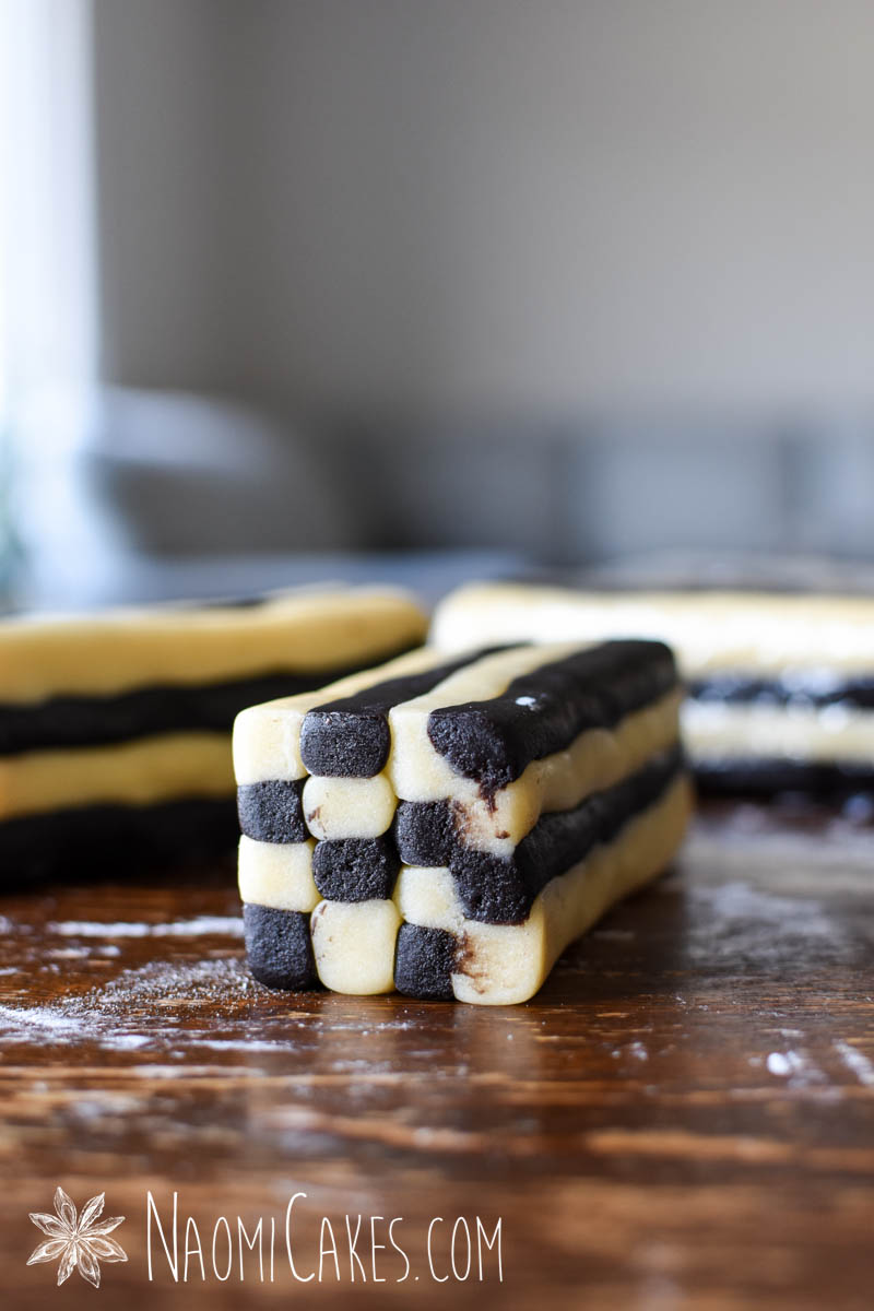 Checkerboard Cookies [Recipe] - NaomiCakes