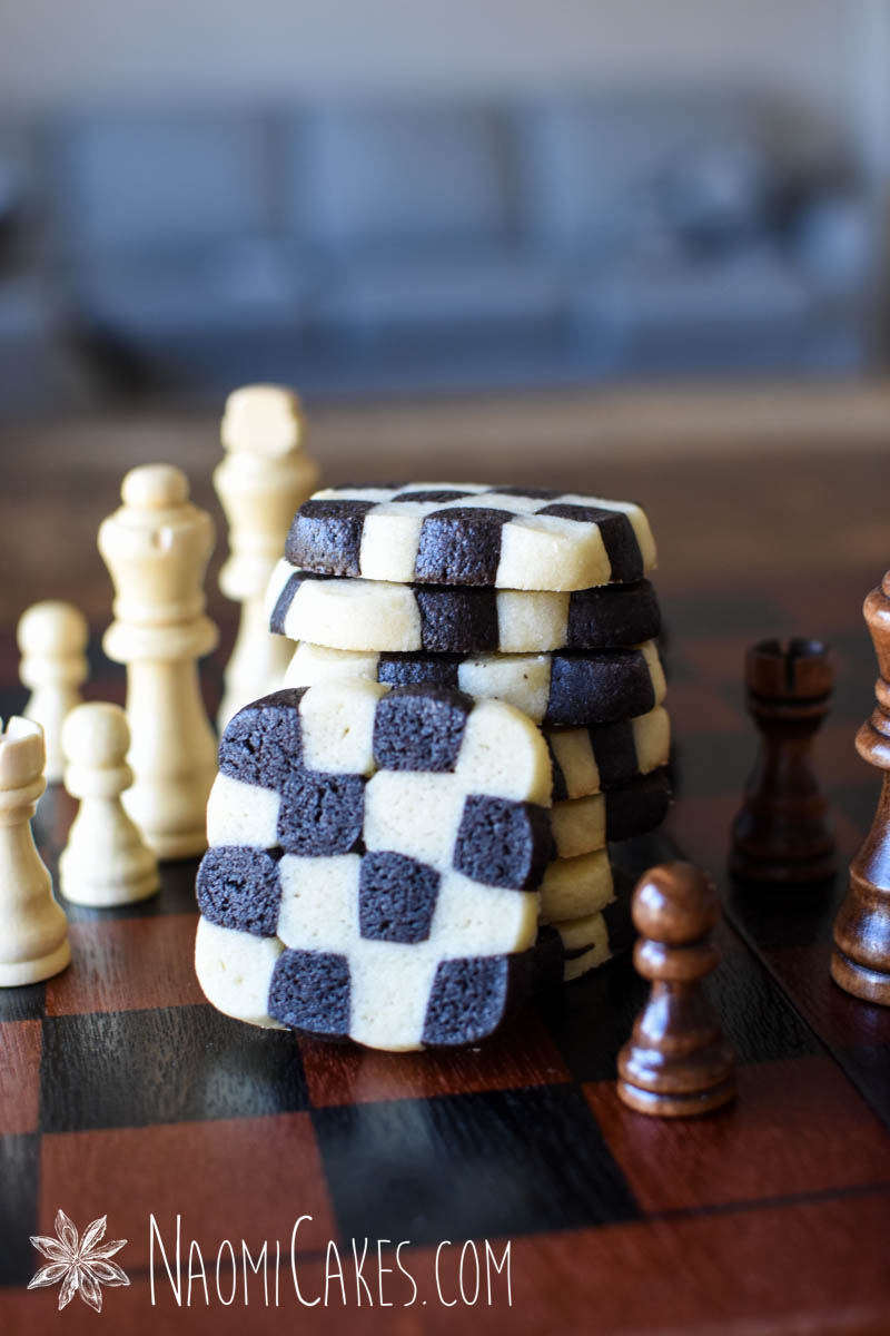 Checkerboard Cookies [Recipe] - NaomiCakes