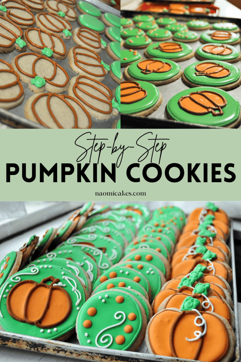 Pumpkin Cookies [Tutorial] - NaomiCakes