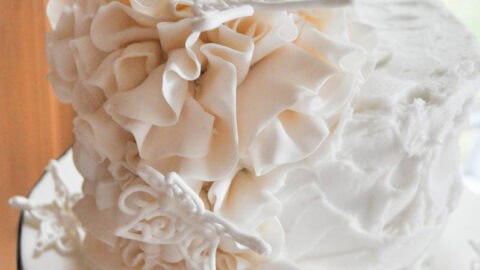 How to Make Fondant Ruffles for Cakes [Tutorial] - NaomiCakes