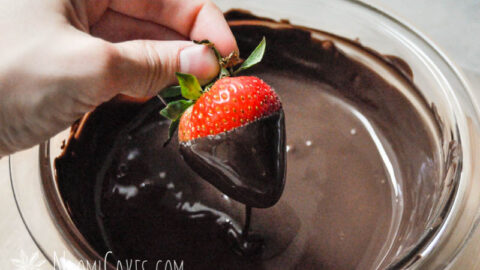 Chocolate Dipped Strawberries [Tutorial] - NaomiCakes