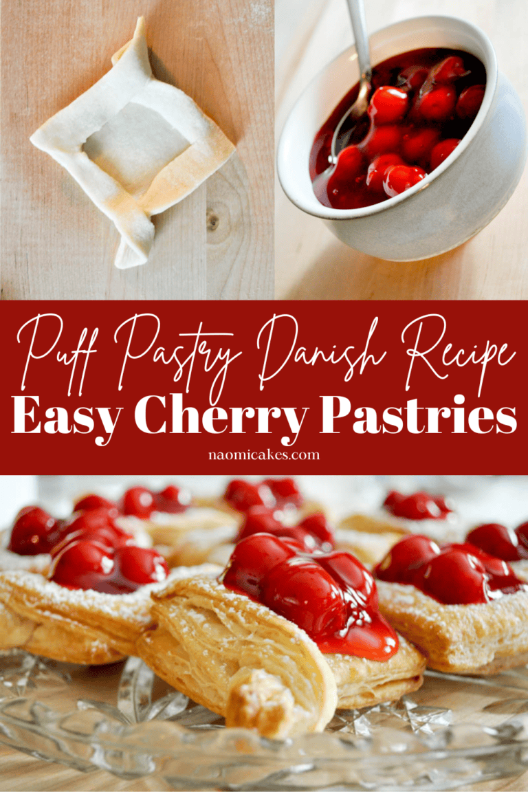 Easy Cherry Pastries [Recipe] - NaomiCakes