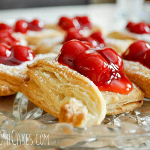 Easy Cherry Pastries [Recipe] - NaomiCakes