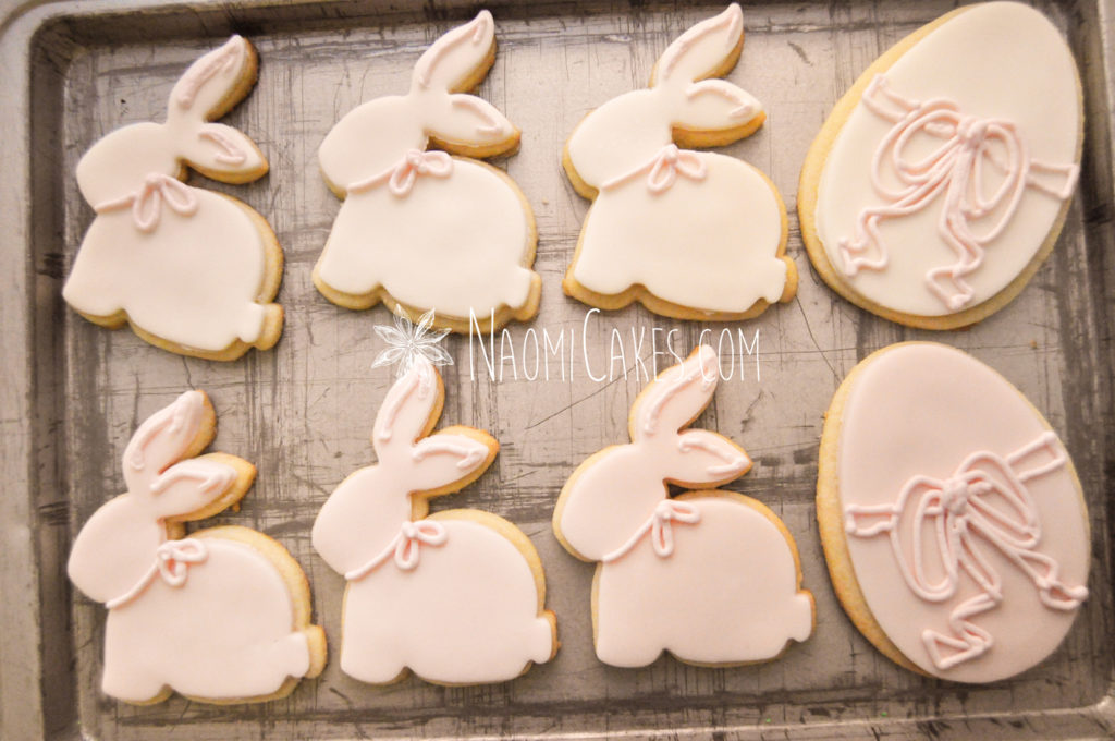 Simple Easter Cookies [Decorating Tutorial] - NaomiCakes