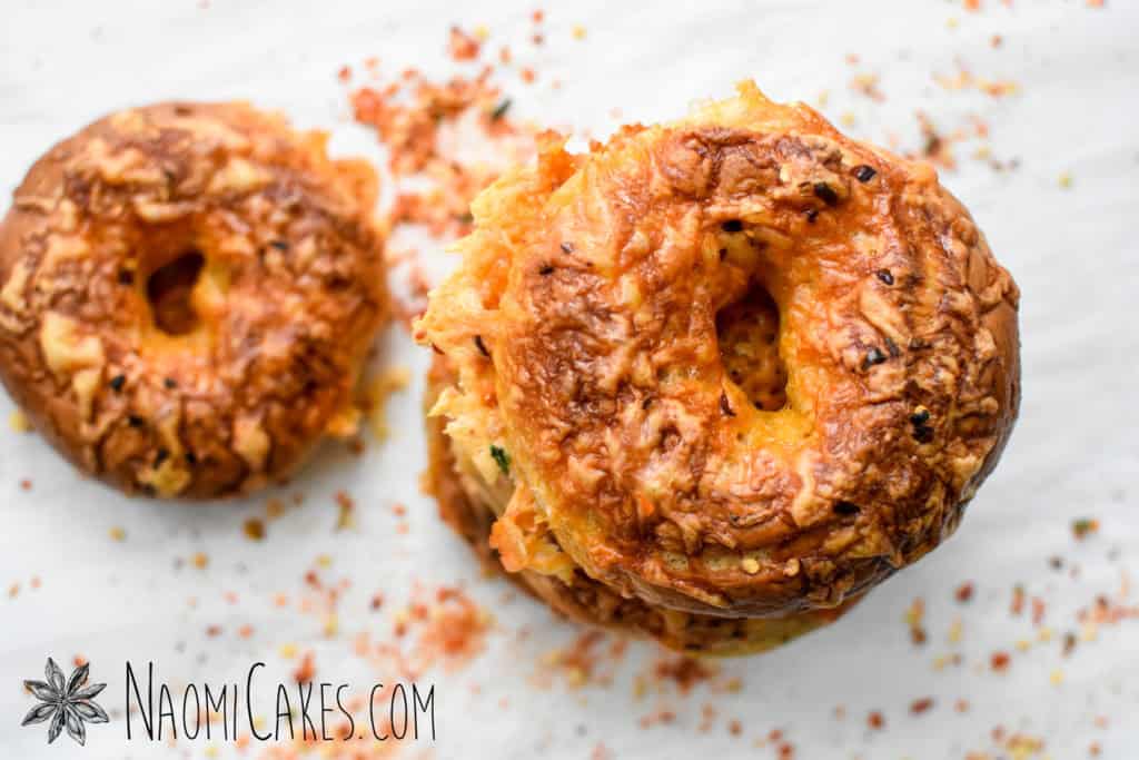 Spicy Chipotle Cheddar Bagels [Recipe] - NaomiCakes