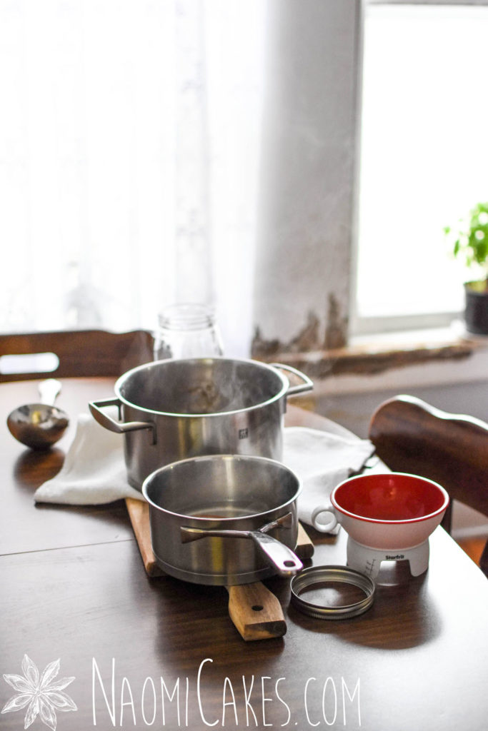 Basic Canning Method - Hot Liquids [Tutorial] - NaomiCakes