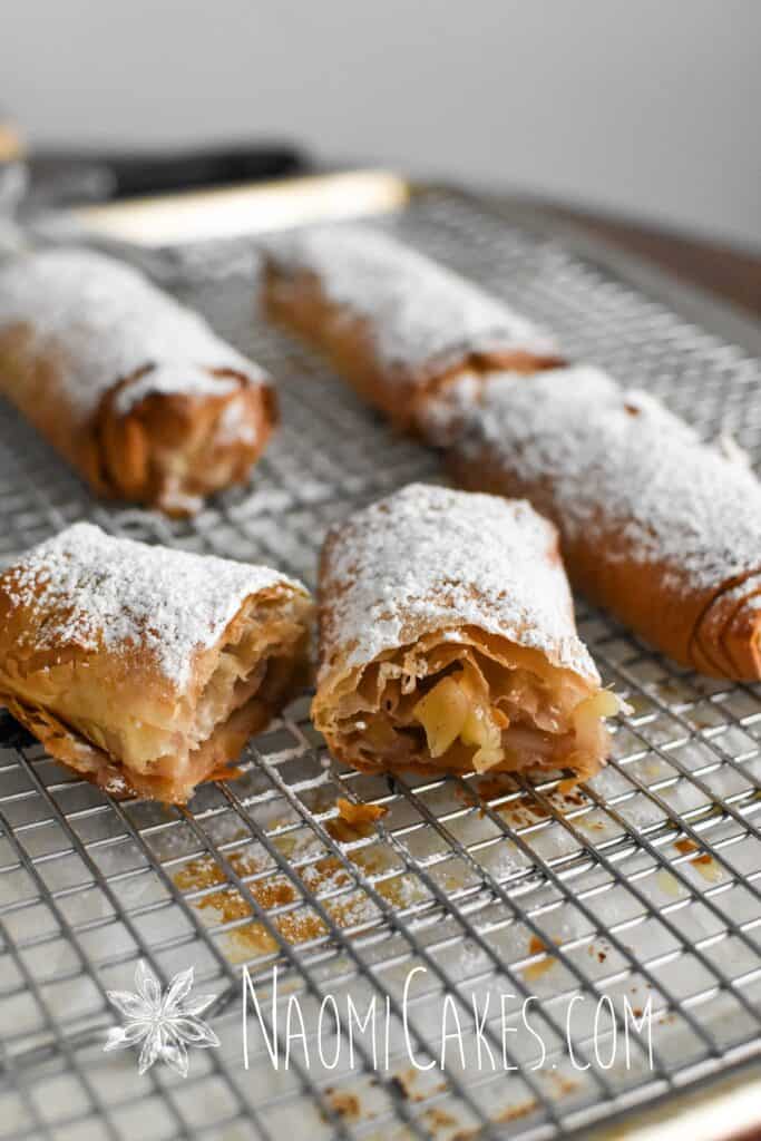 Easy Apple Strudel with Filo Pastry [Recipe] - NaomiCakes