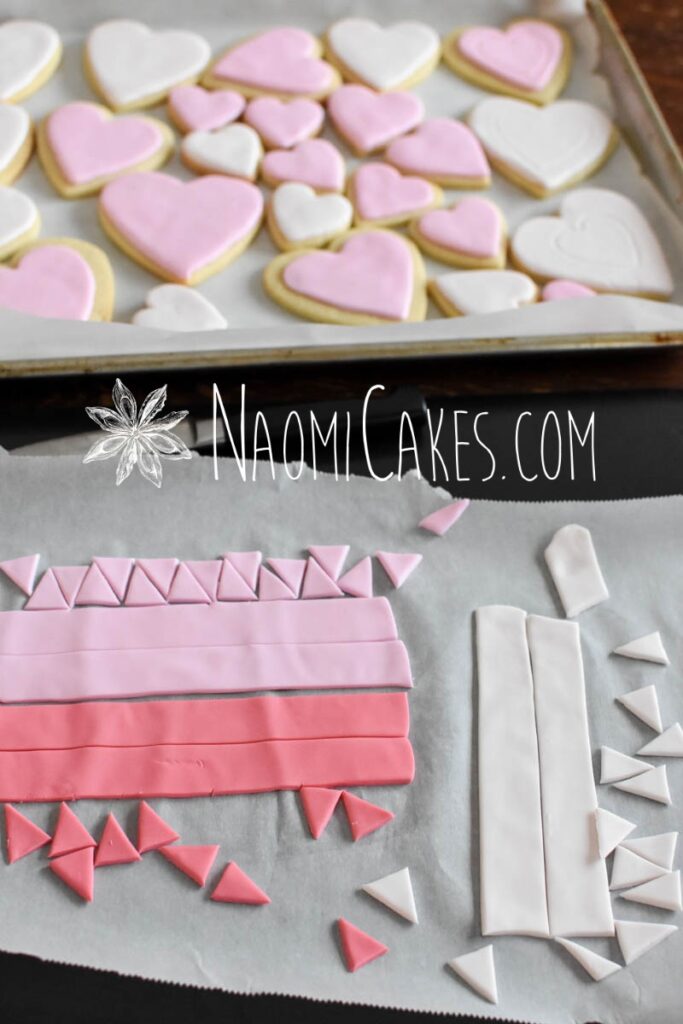 Valentine's Day Sugar Cookies [Recipe & Tutorial] - NaomiCakes