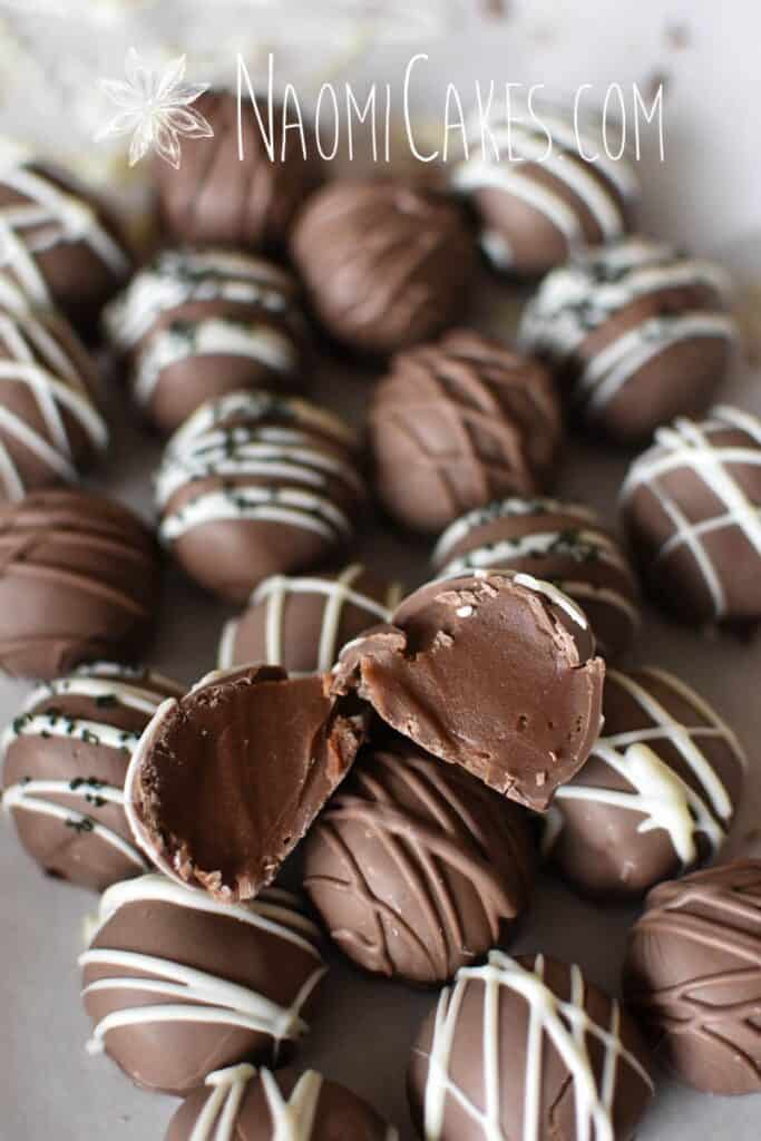 Easy Milk Chocolate Truffles [Recipe] - NaomiCakes