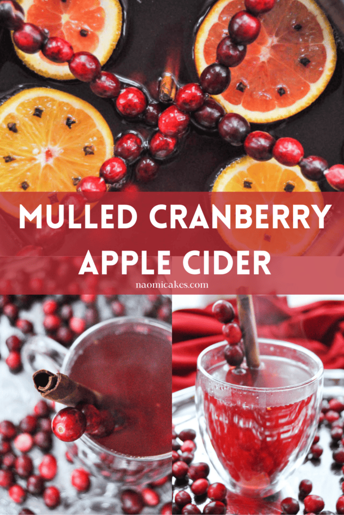 Mulled Cranberry Apple Cider [Recipe] - NaomiCakes