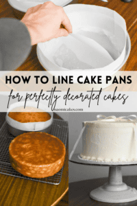 How to Line Cake Pans with Parchment Paper [Tutorial] - NaomiCakes