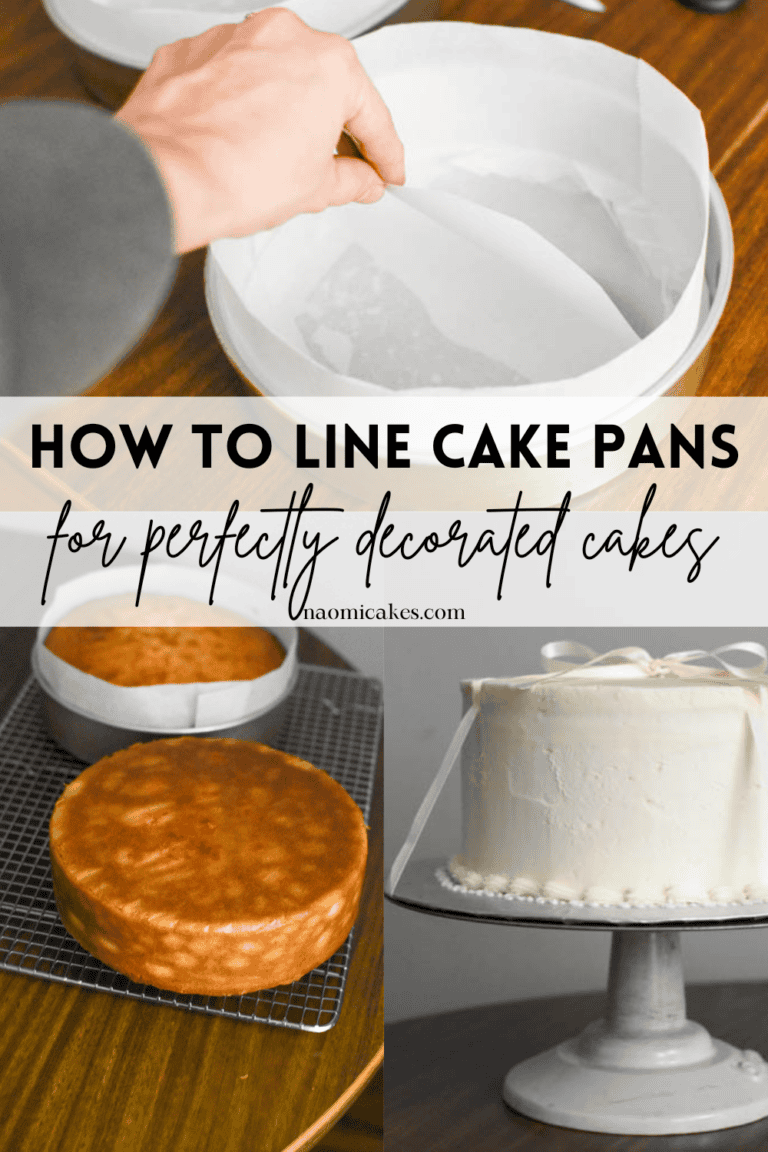 How to Line Cake Pans with Parchment Paper [Tutorial] - NaomiCakes