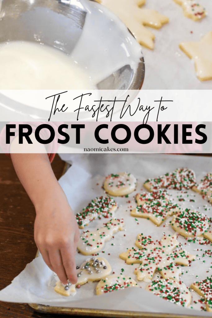 The Easiest, Fastest Way to Frost Cookies [Tutorial] - NaomiCakes