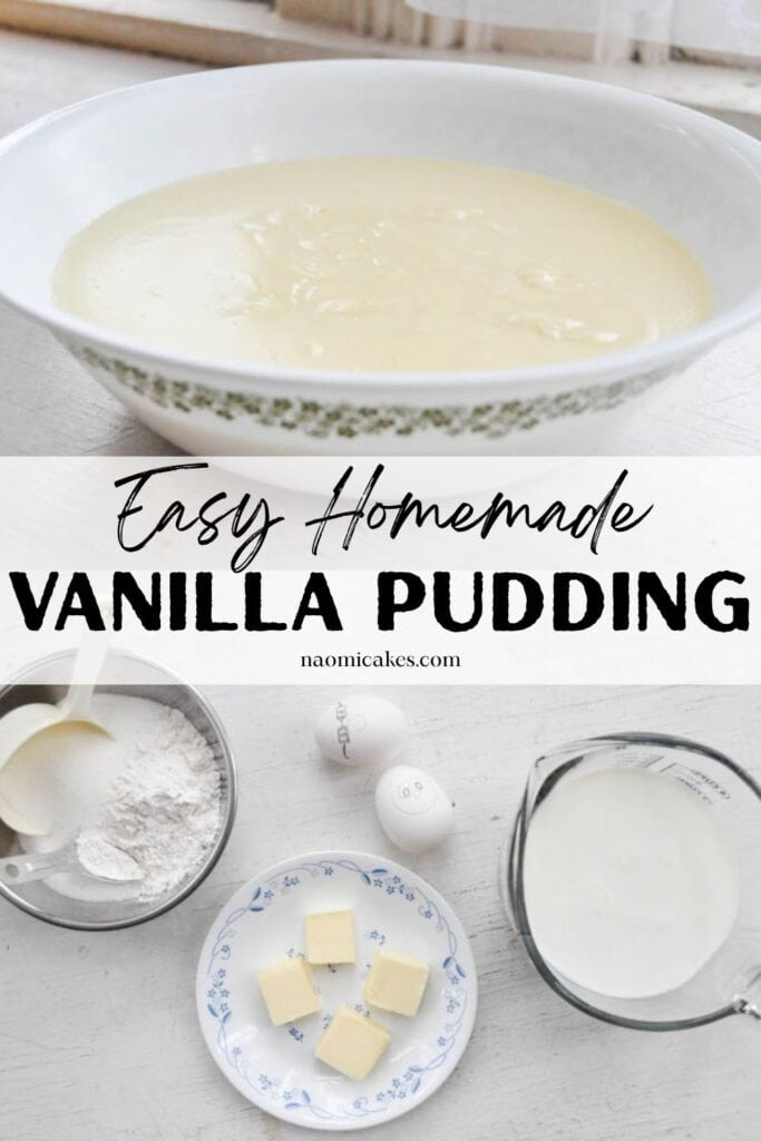 Easy Homemade Vanilla Pudding [Recipe] - NaomiCakes