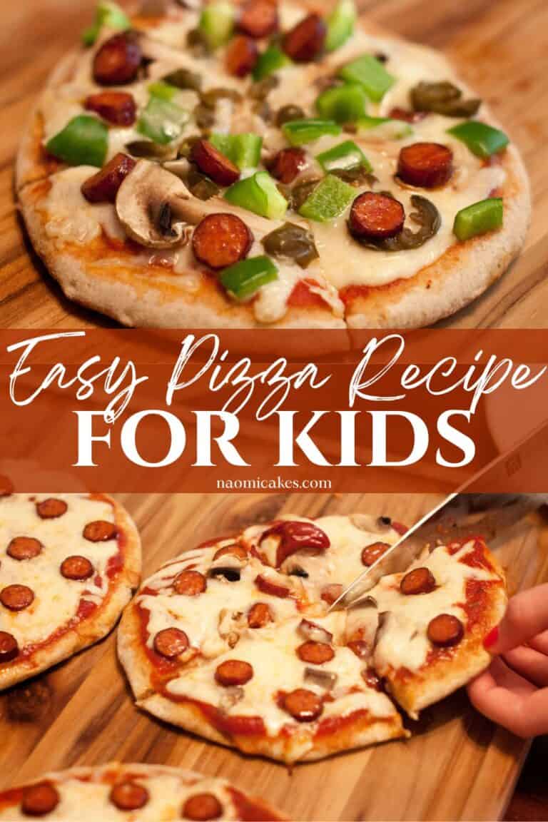 Easy Homemade Mini Pizza Recipe for Kids [Recipe & Tutorial] - NaomiCakes