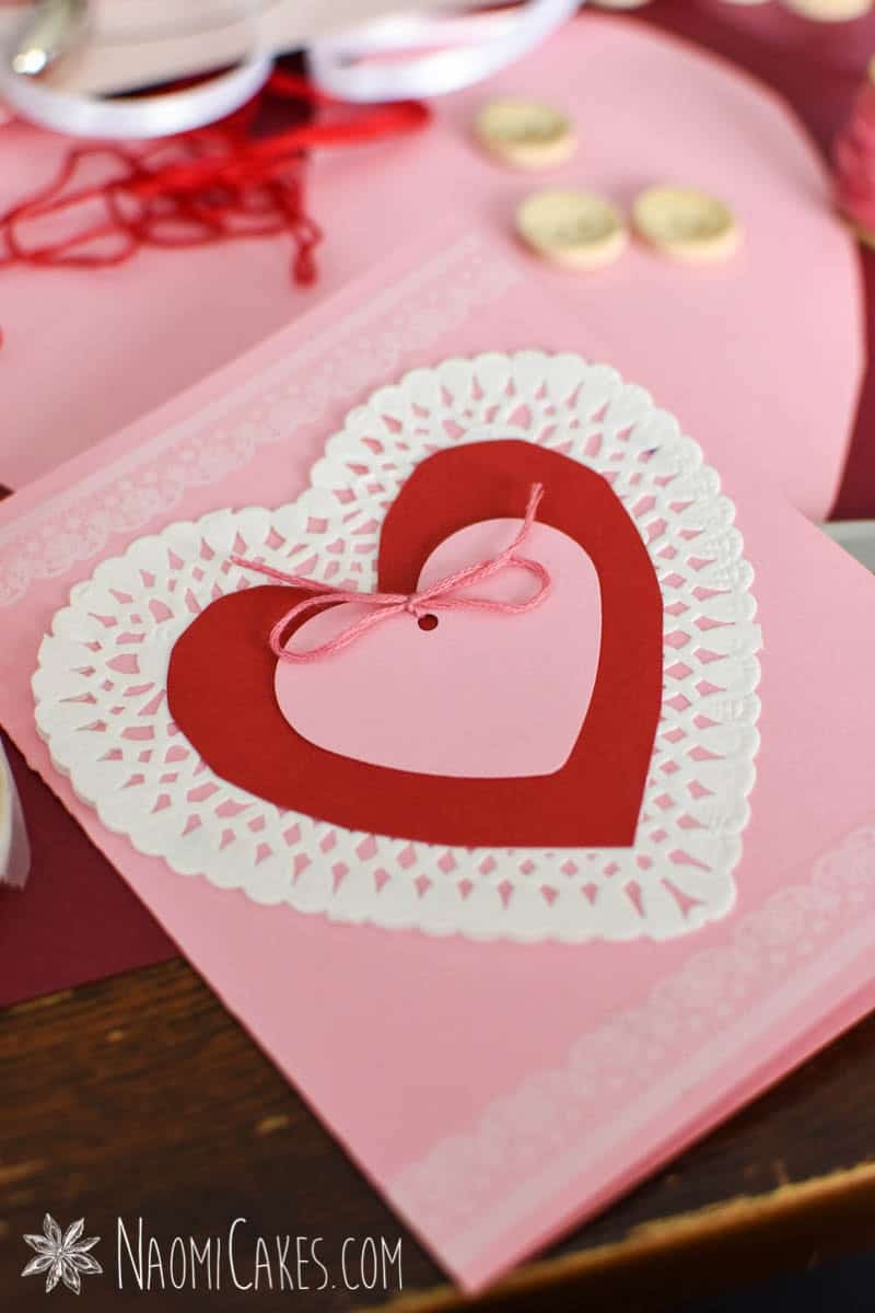 Homemade Valentine's Day Cards [Arts and Crafts Tutorial] - NaomiCakes